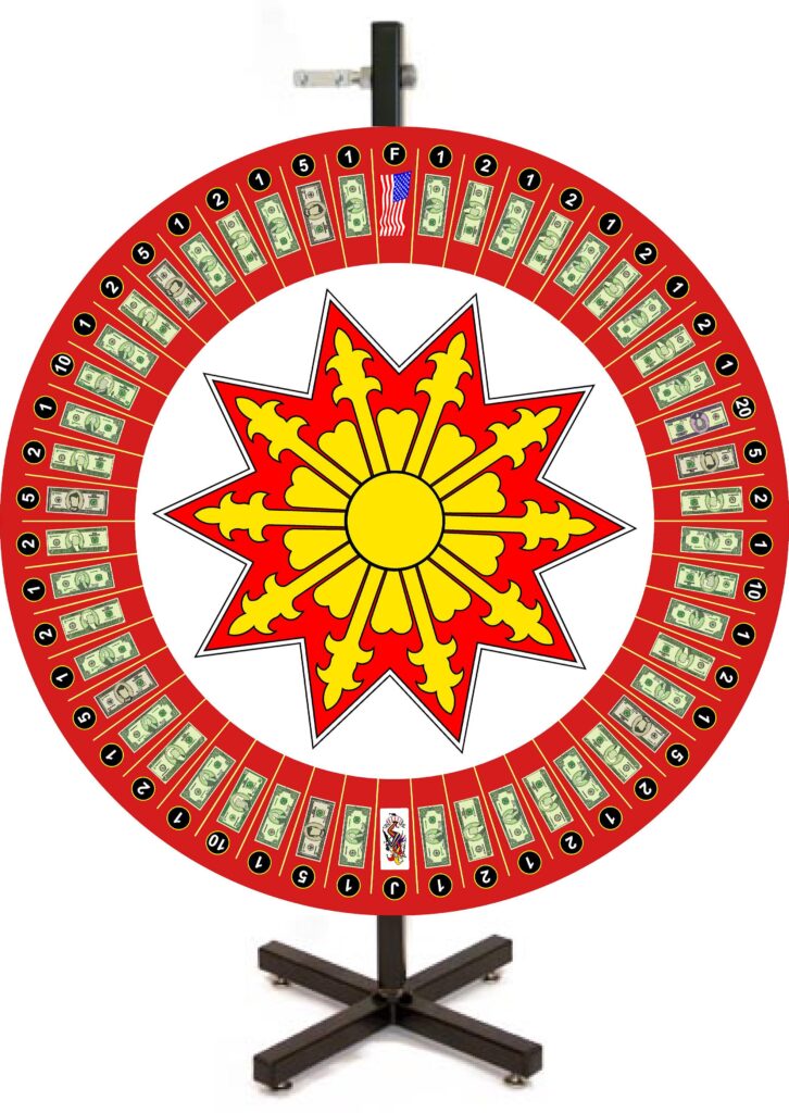 48" Money Prize Wheel